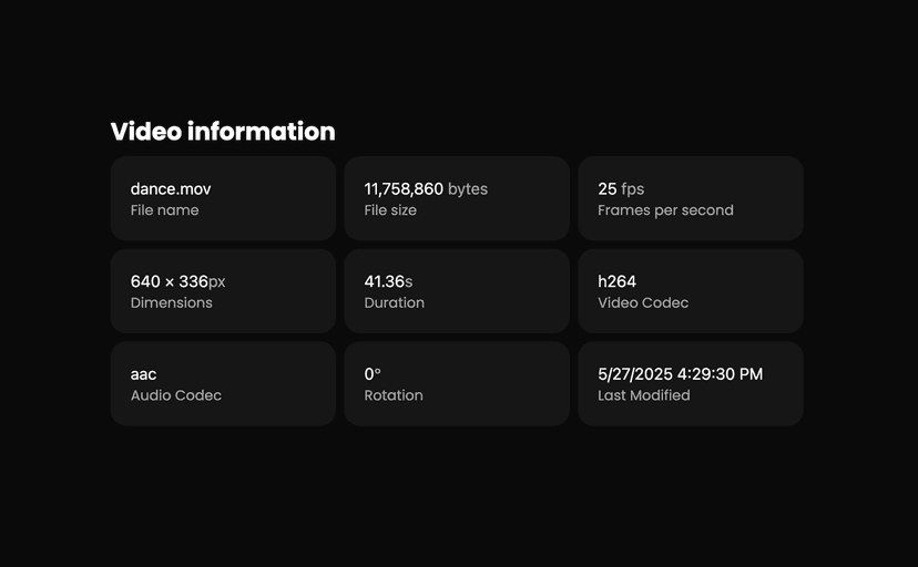 Video file compressor